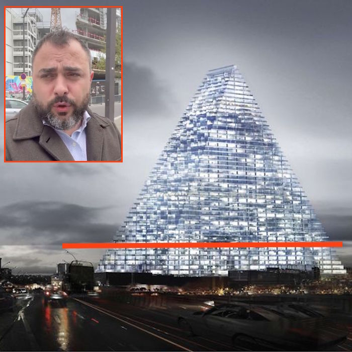Tour Triangle : six étages.. Un élu dit stop